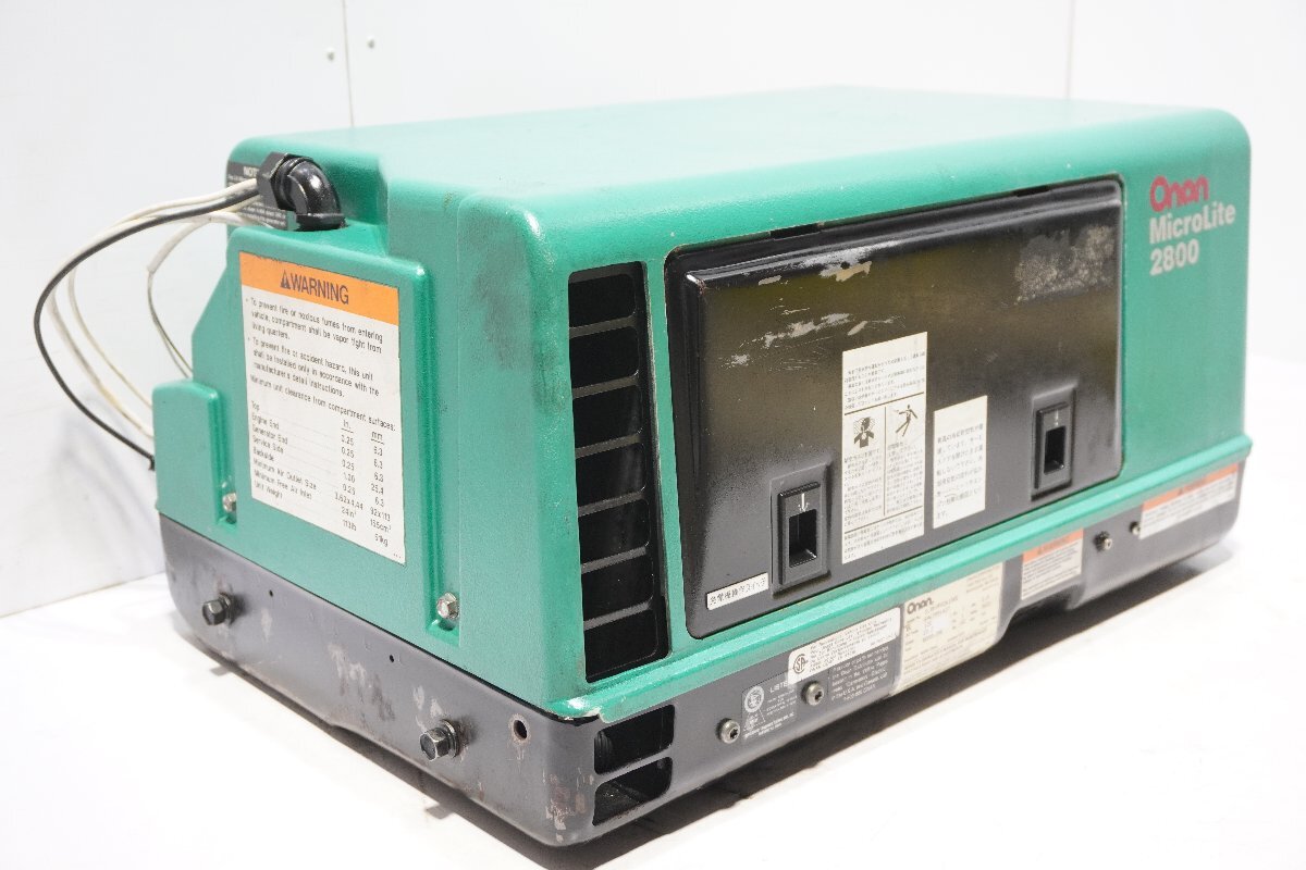 Yahoo!オークション - 西H Onan オナン MicroLite 2800 発電機 2.8KVFA...