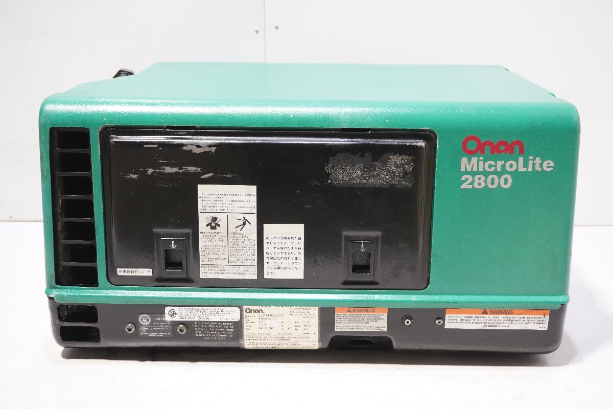 Yahoo!オークション - 西H Onan オナン MicroLite 2800 発電機 2.8KVFA...