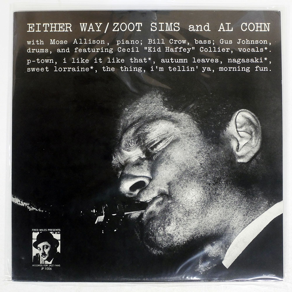 Yahoo!オークション - 米 US盤 ZOOT SIMS/EITHER WAY/FRED MILES JP100...