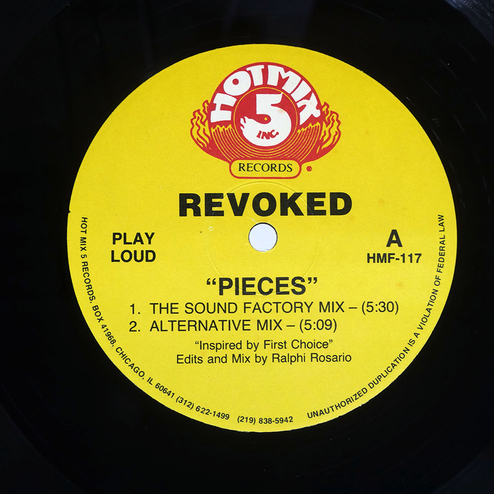 Yahoo!オークション - 米 US盤 REVOKED/PIECES/HOT MIX 5 HMF117 12