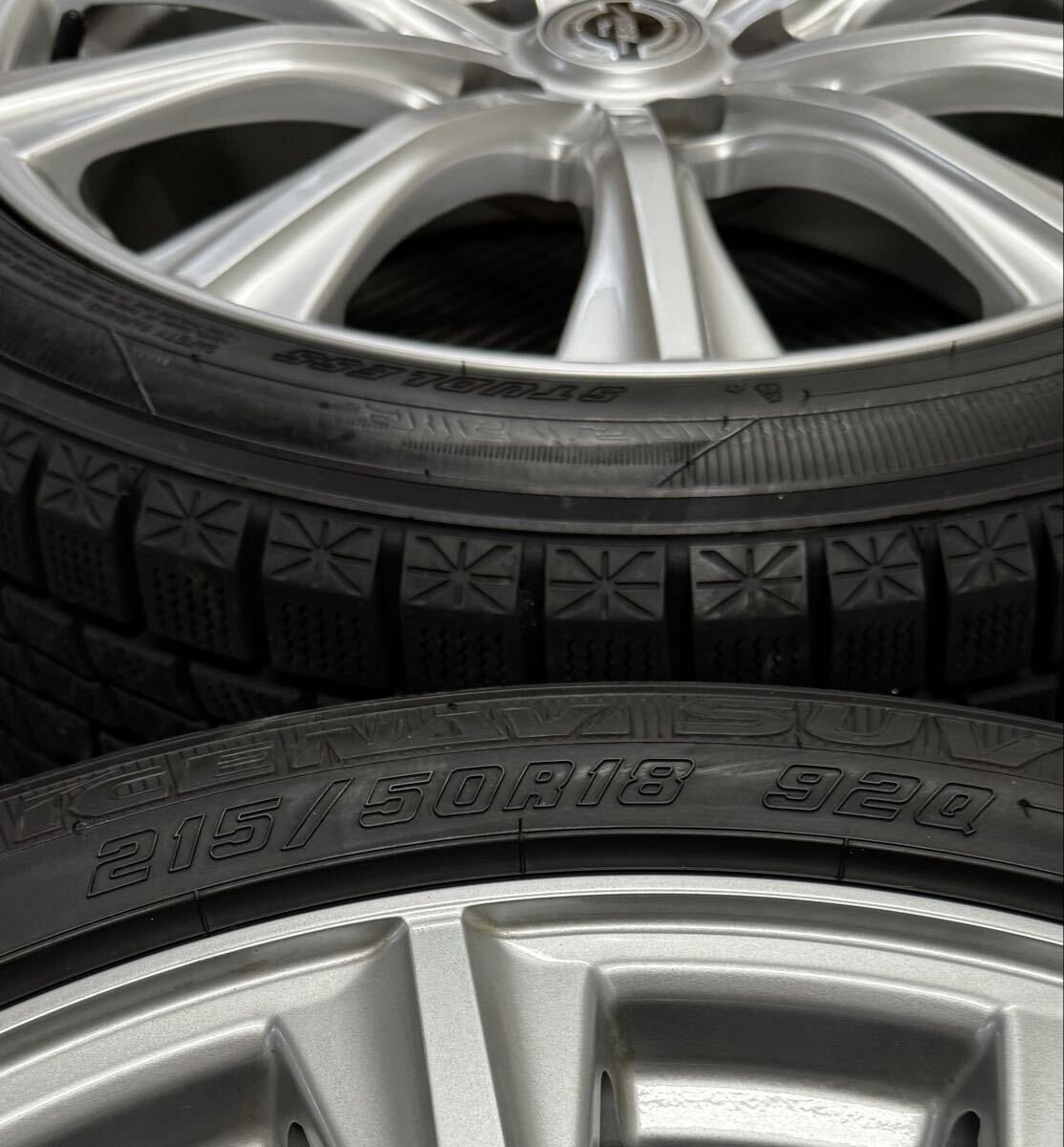 Yahoo!オークション - 売切り 使用少バリ山9ミリ以上 ICENAVI SUV 215/...