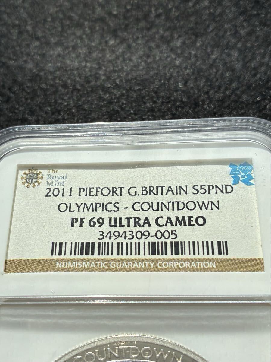 Yahoo!オークション - 2011 英国 £5 ピエフォート ロンドン五輪 カウ...