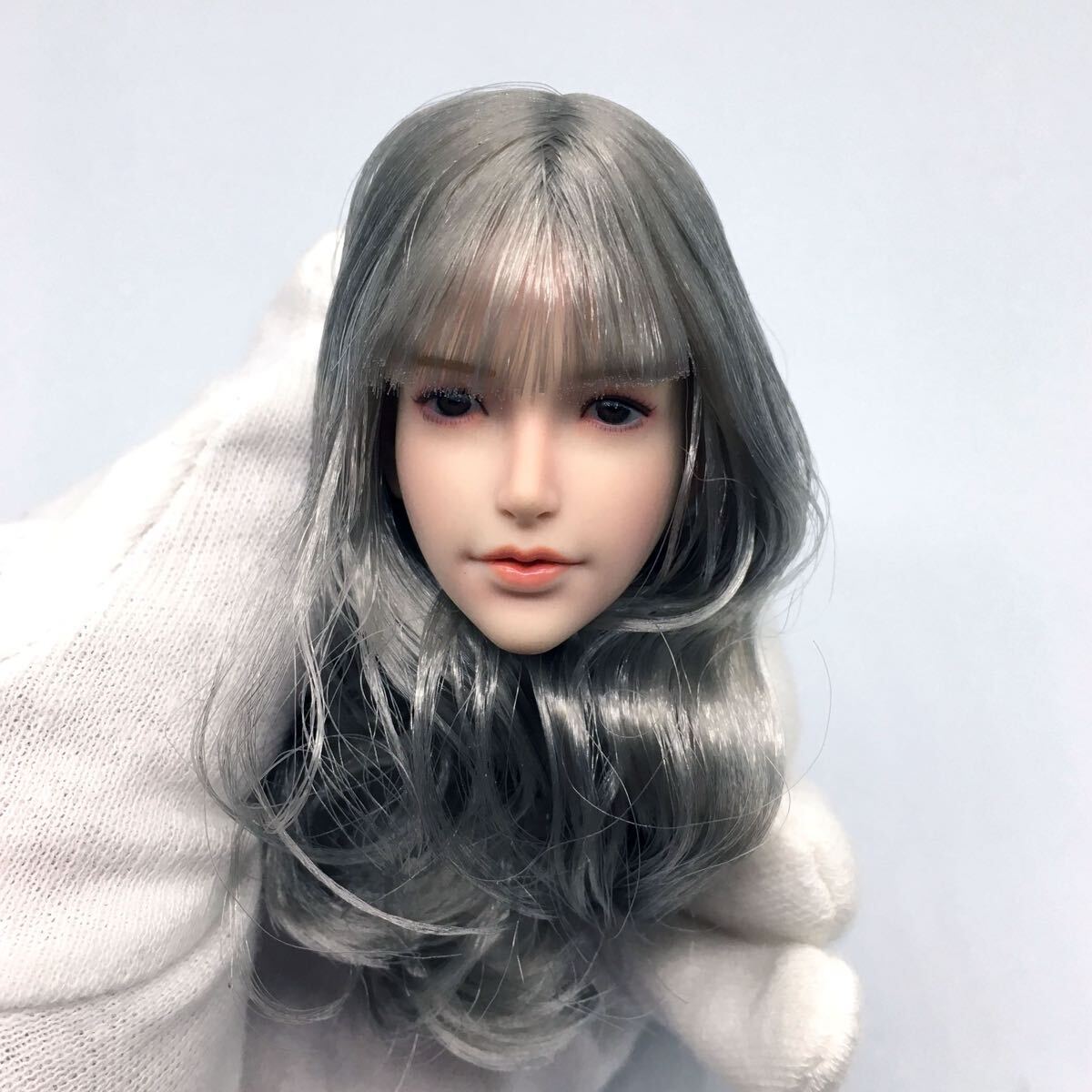 Yahoo!オークション - B231 1/6 フィギュア ヘッド 女性ヘッド 植毛タ...