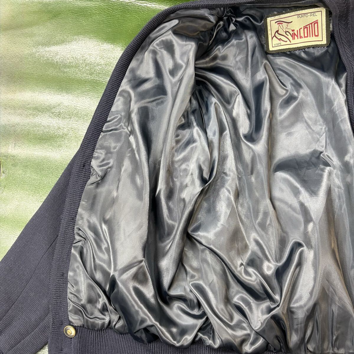 Yahoo!オークション - スペイン製本革 ジャケット カーディガン ヌバッ...