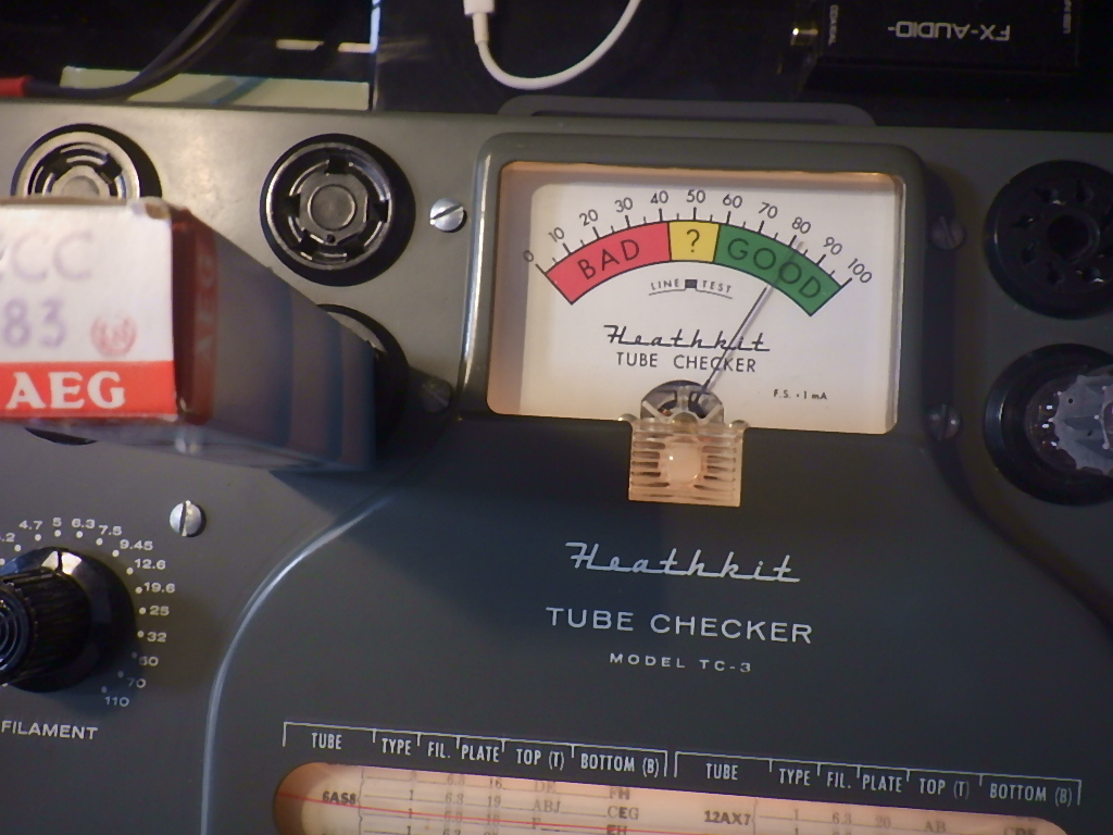 【樂淘letao】日本代購代標第一品牌－ ECC83 12AX7 AEG製金足 未使用品（SME SELECTED）2本元箱付 簡易真空管試験良好品