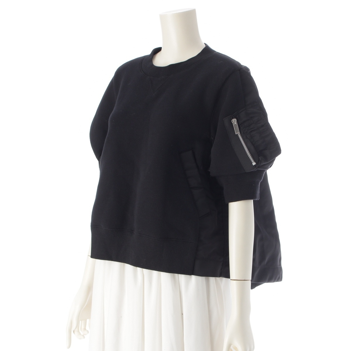 Yahoo!オークション - サカイ コットン ナイロン ツイル スポンジ プル...