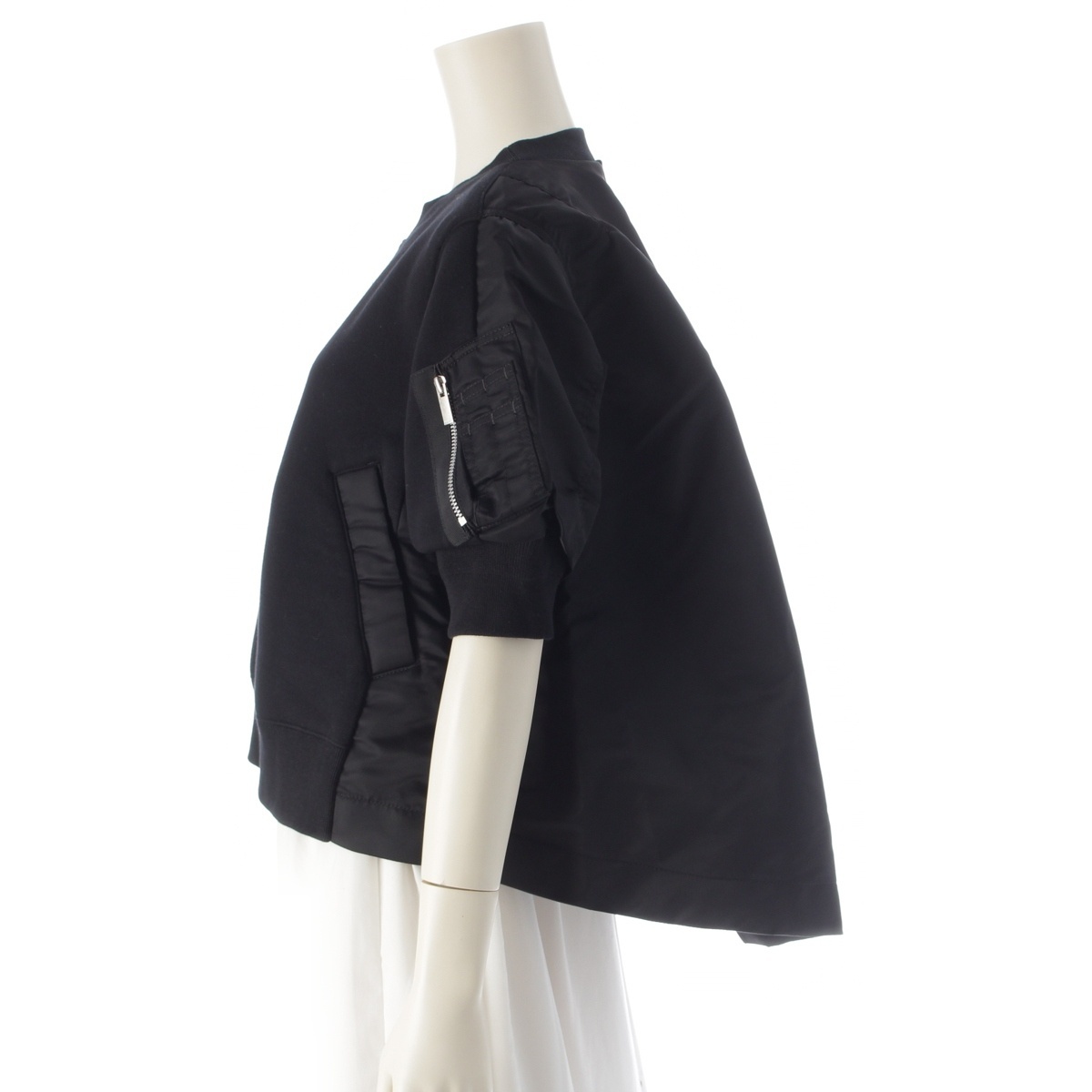 Yahoo!オークション - サカイ コットン ナイロン ツイル スポンジ プル...