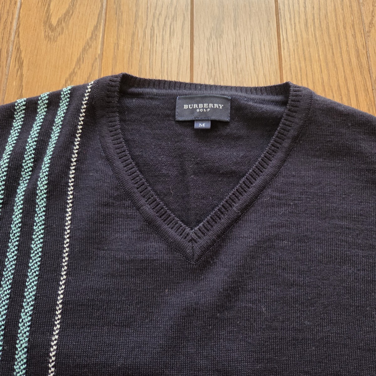 Yahoo!オークション - 【美品】 BURBERRY GOLF バーバリー ゴルフ ニッ...