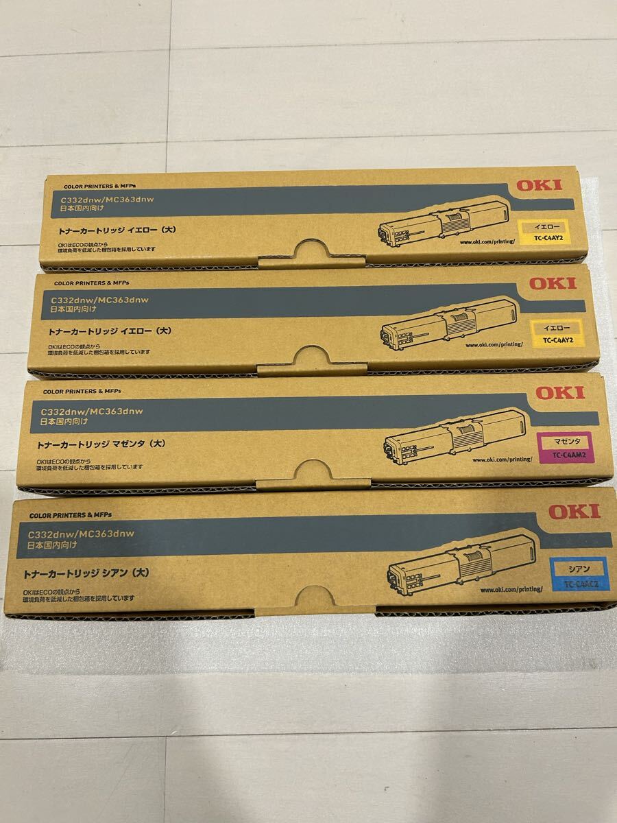 Yahoo!オークション - 新品 OKI 純正 TC-C4A2 大容量トナーカートリッ...