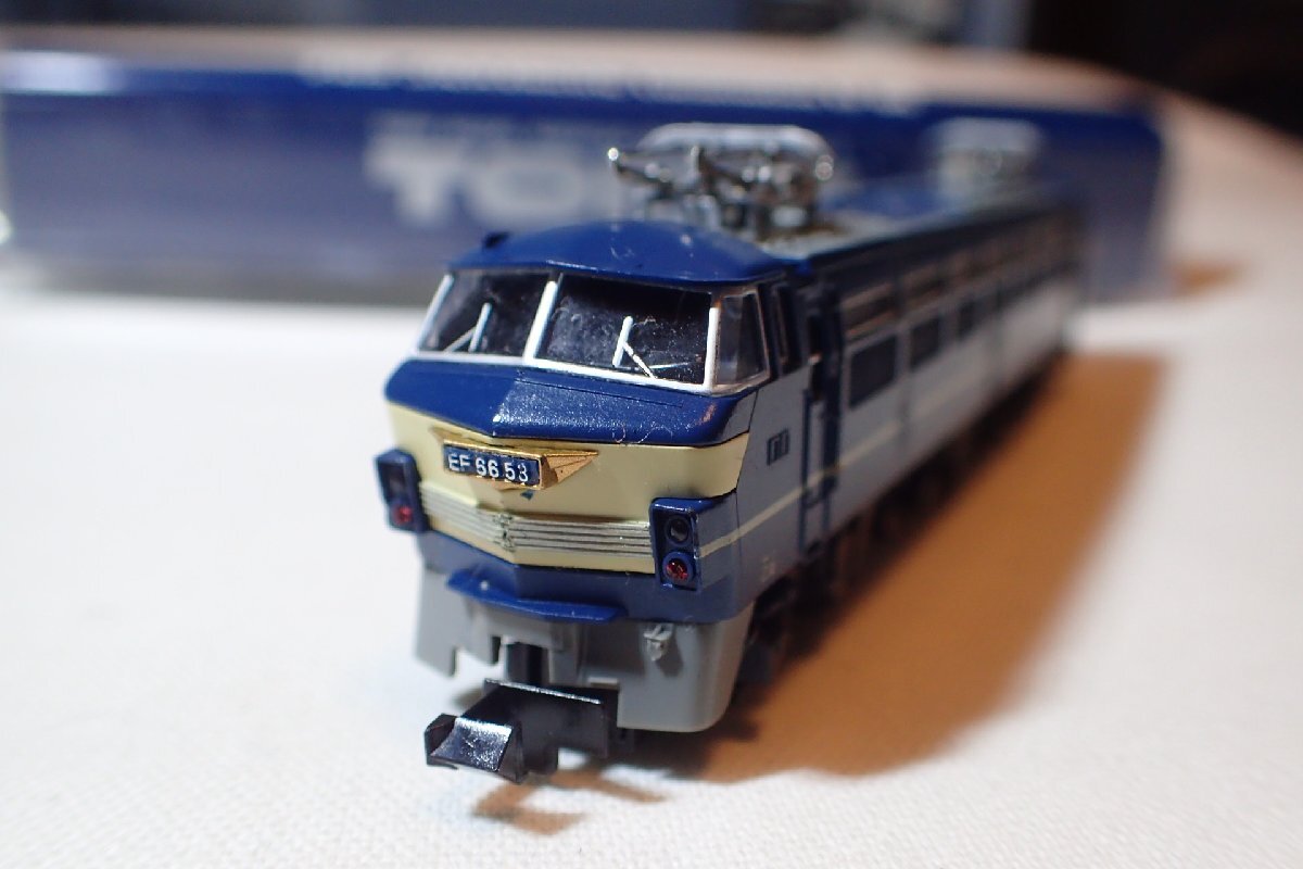 Yahoo!オークション - 格安 TOMIX 2109 EF66 ヒサシ付 1両 電球色ライ...