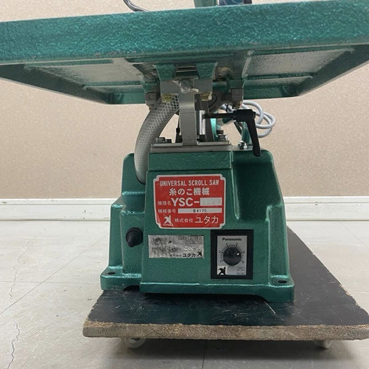 Yahoo!オークション - YUTAKA ユタカ YSC-500F 糸ノコ盤 卓上 木工糸ノ...