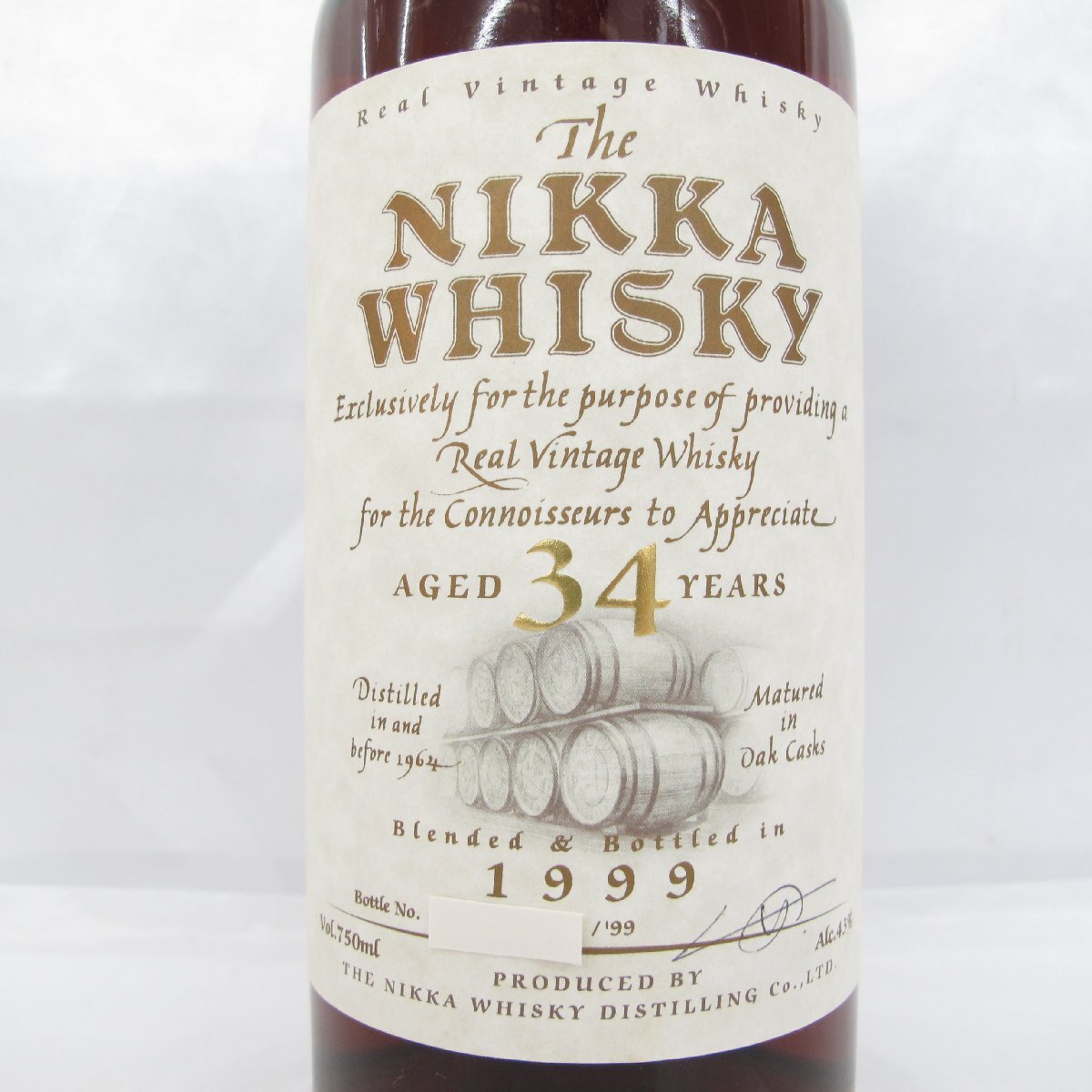 Yahoo!オークション - 【未開栓】THE NIKKA ザ・ニッカ 34年 1999 ウイ...