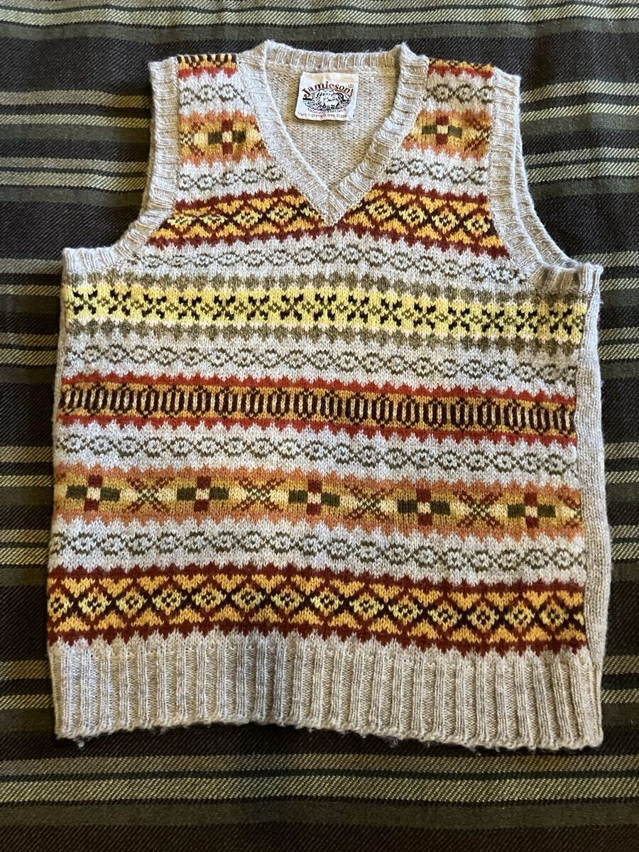 Yahoo!オークション - 英国製 JAMIESONS ジャミーソンズ フェアアイル ...