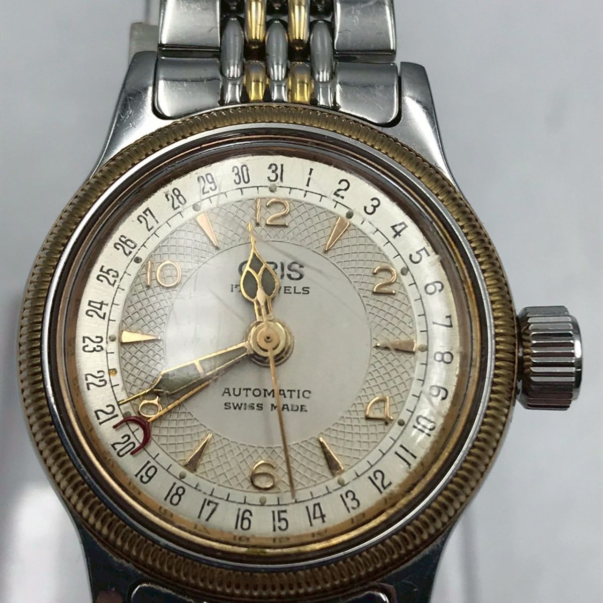 Yahoo!オークション - BKv119R 箱付き 自動巻き ORIS 574 7464 1GB/574...