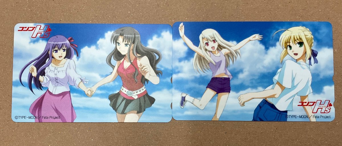 【樂淘letao】日本代購代標第一品牌－Fate/Stay Night フェイトステイナイト コンプH’s（ヒロインズ） TYPE-MOON テレカ テレホンカード 50度数 2枚セット