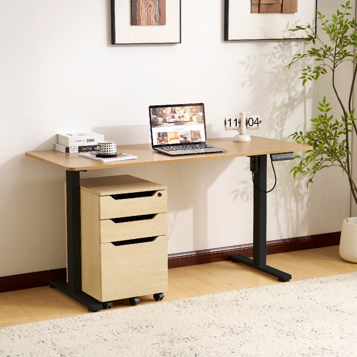 Yahoo!オークション - 迅速配送・電動昇降デスク スタンディングデスク...