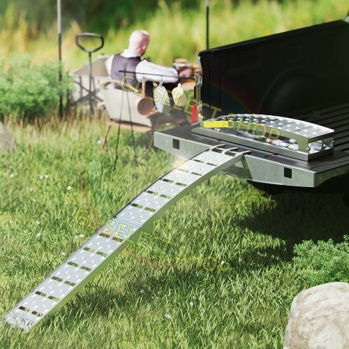 Yahoo!オークション - アルミブリッジ 自転車バイク農機具の運搬に ア...