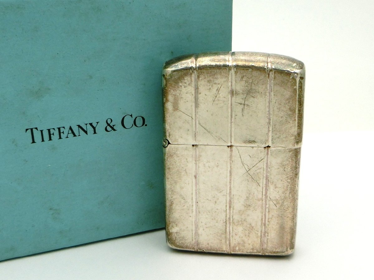 Yahoo!オークション - Zippo TIFFANY&Co. STERLING 925 シルバー 着火...