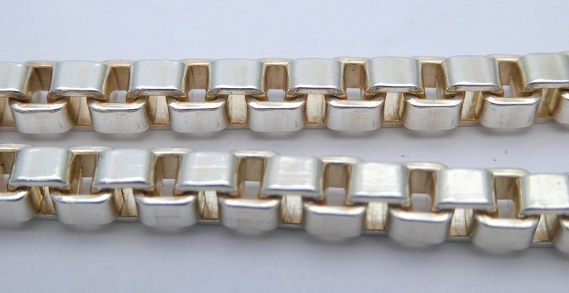 Yahoo!オークション - Tiffany&Co. ベネチアン チェーン シルバー 925...