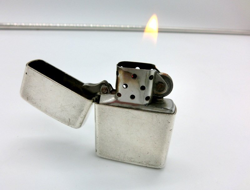 Yahoo!オークション - Zippo ジッポー Armor アーマー 無地 シルバーカ...
