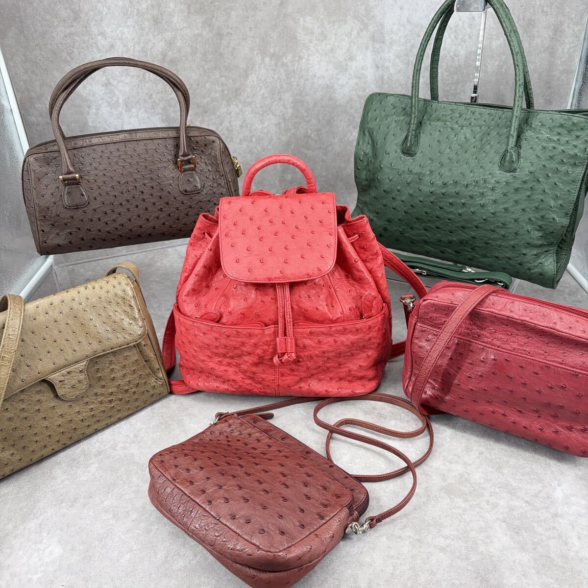 Yahoo!オークション - 1円 まとめ② オーストリッチ バッグ【JRA×3含 ...