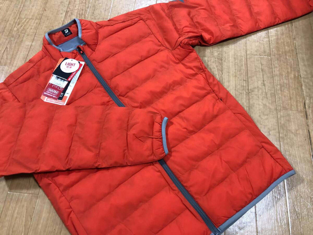 【樂淘letao】日本代購代標第一品牌－・スピード発送 新品未使用 BRIDGESTONE GOLF(ブリヂストンゴルフ)秋冬 ストレッチ、軽量、撥水、+3℃ 中綿ジャケット 6GZ01D(OR)LL