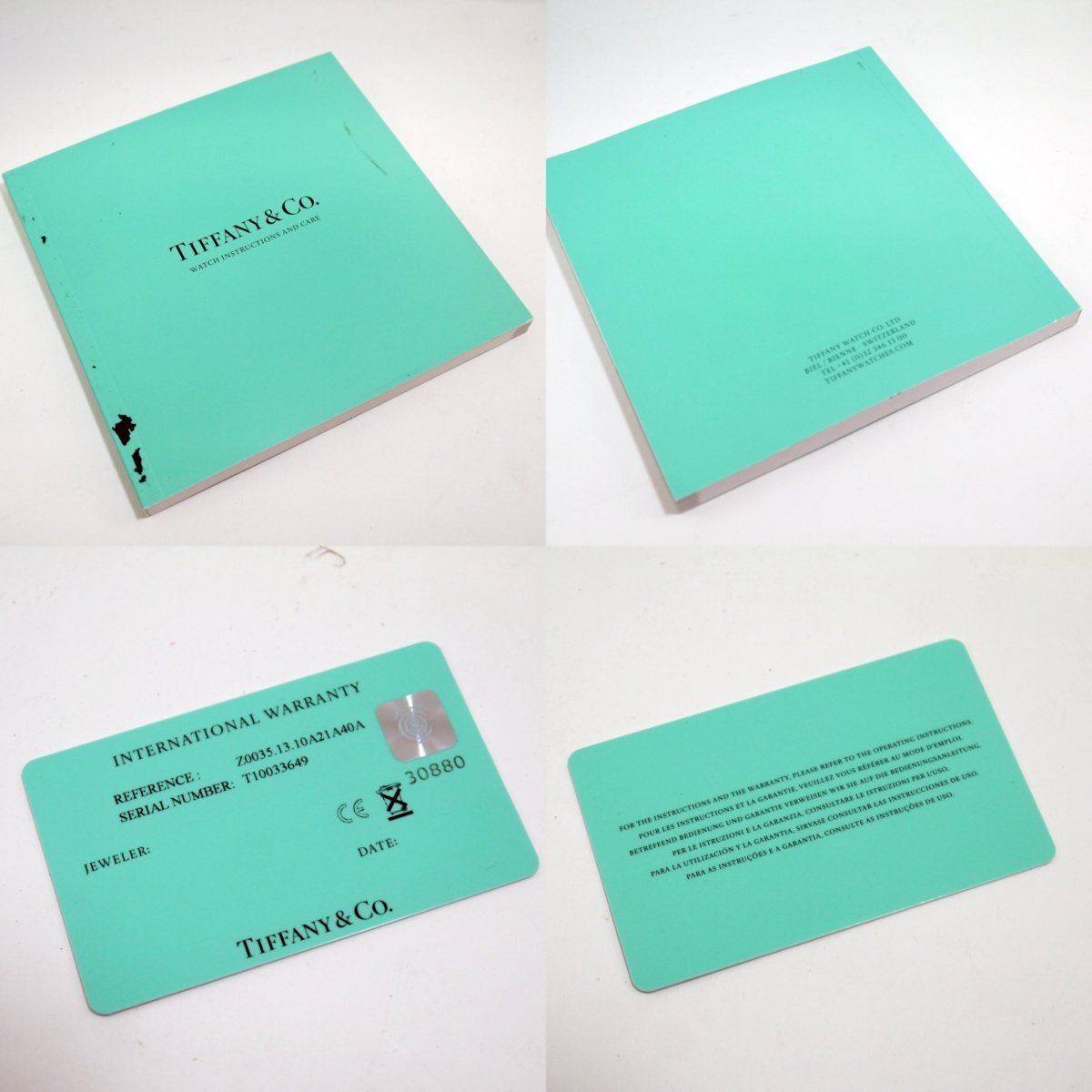 Yahoo!オークション - USED品 電池交換済 Tiffany&Co.【ティファニー ...