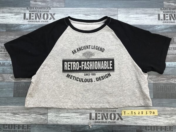 Yahoo!オークション - DAZY レディース ラグラン ショート丈 半袖Tシャ...