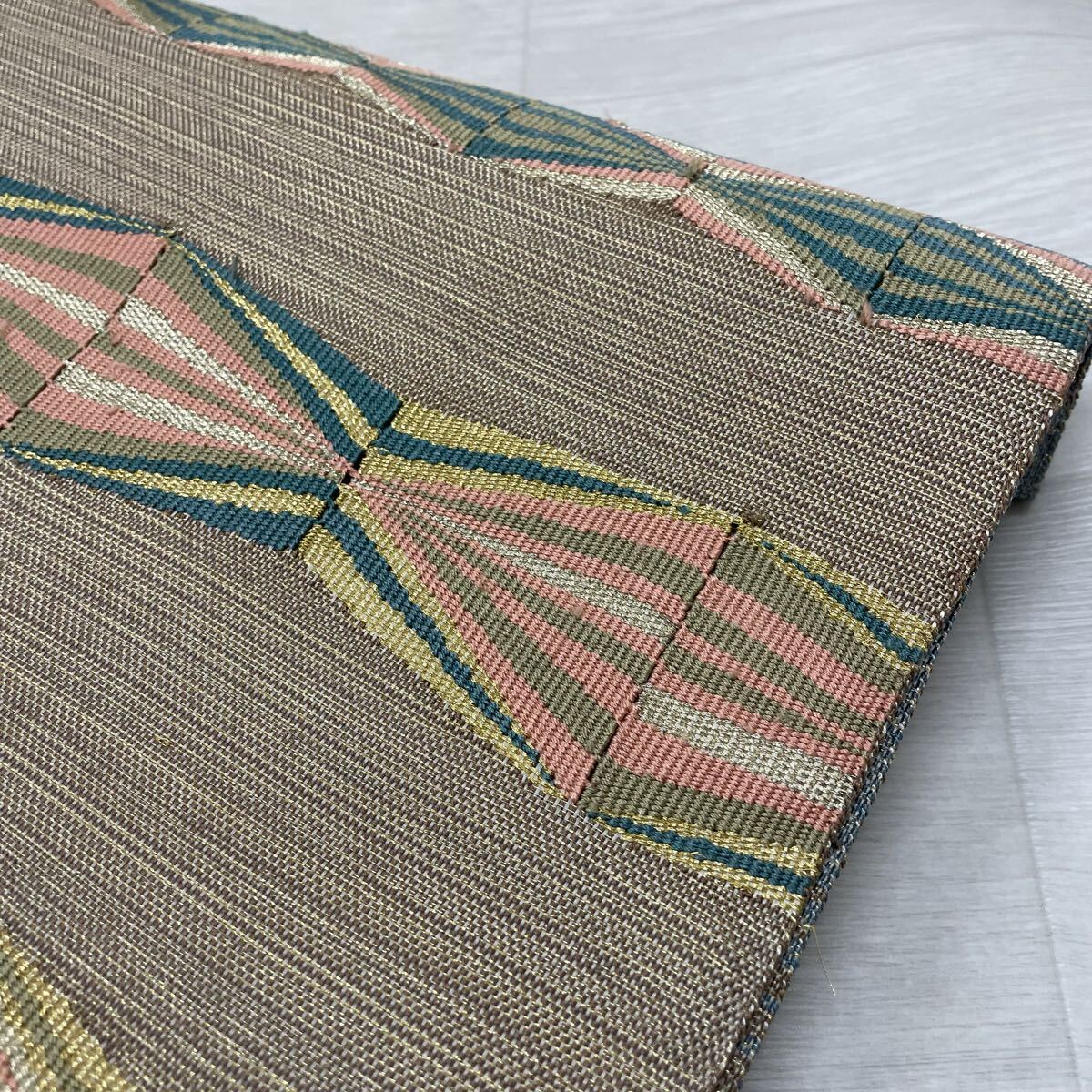 Yahoo!オークション - 博多織 名古屋帯 金糸 素敵なデザイン 八寸 正絹...