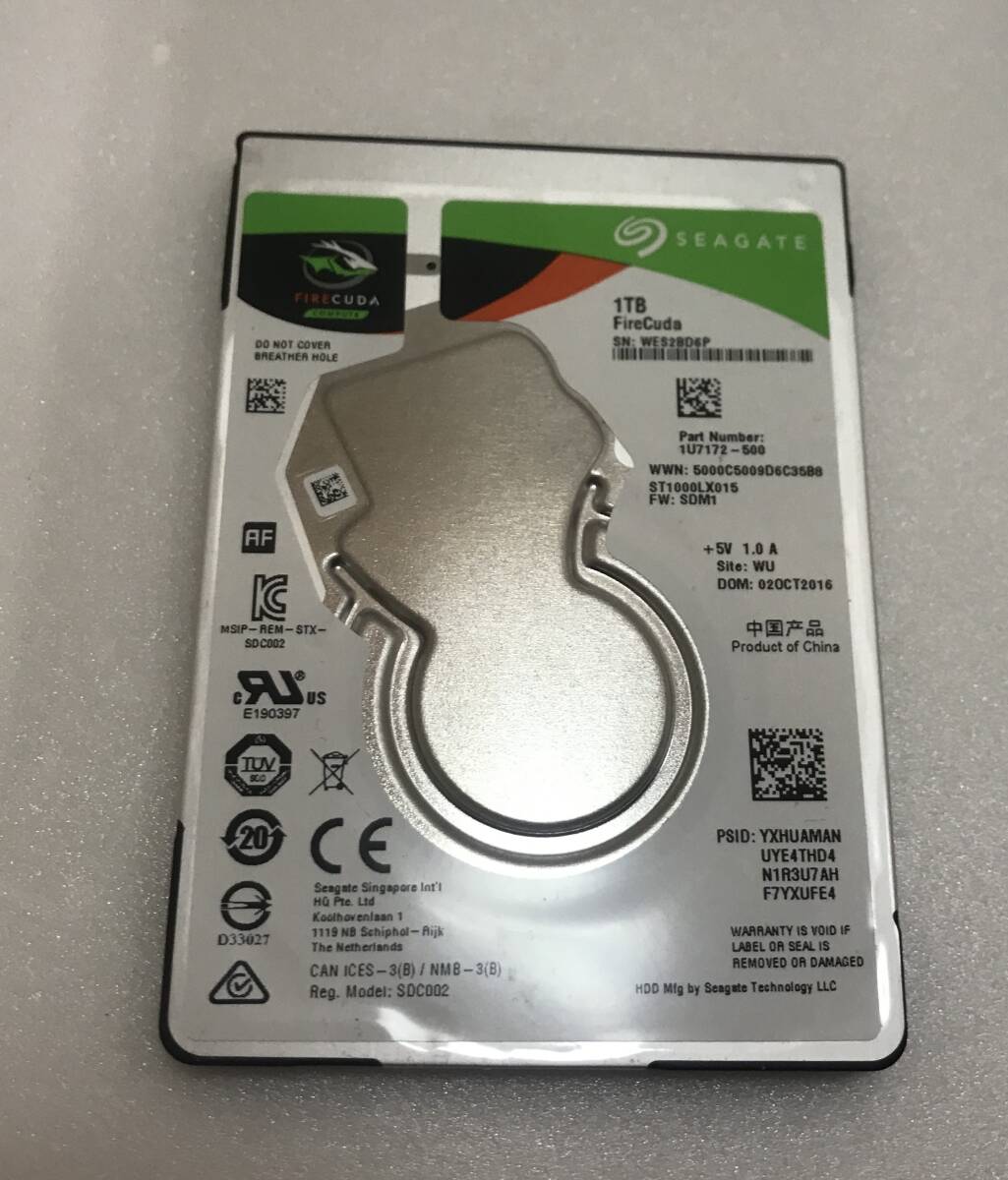 Yahoo!オークション - SEAGATE FIRECUDA COMPUTE 1TB