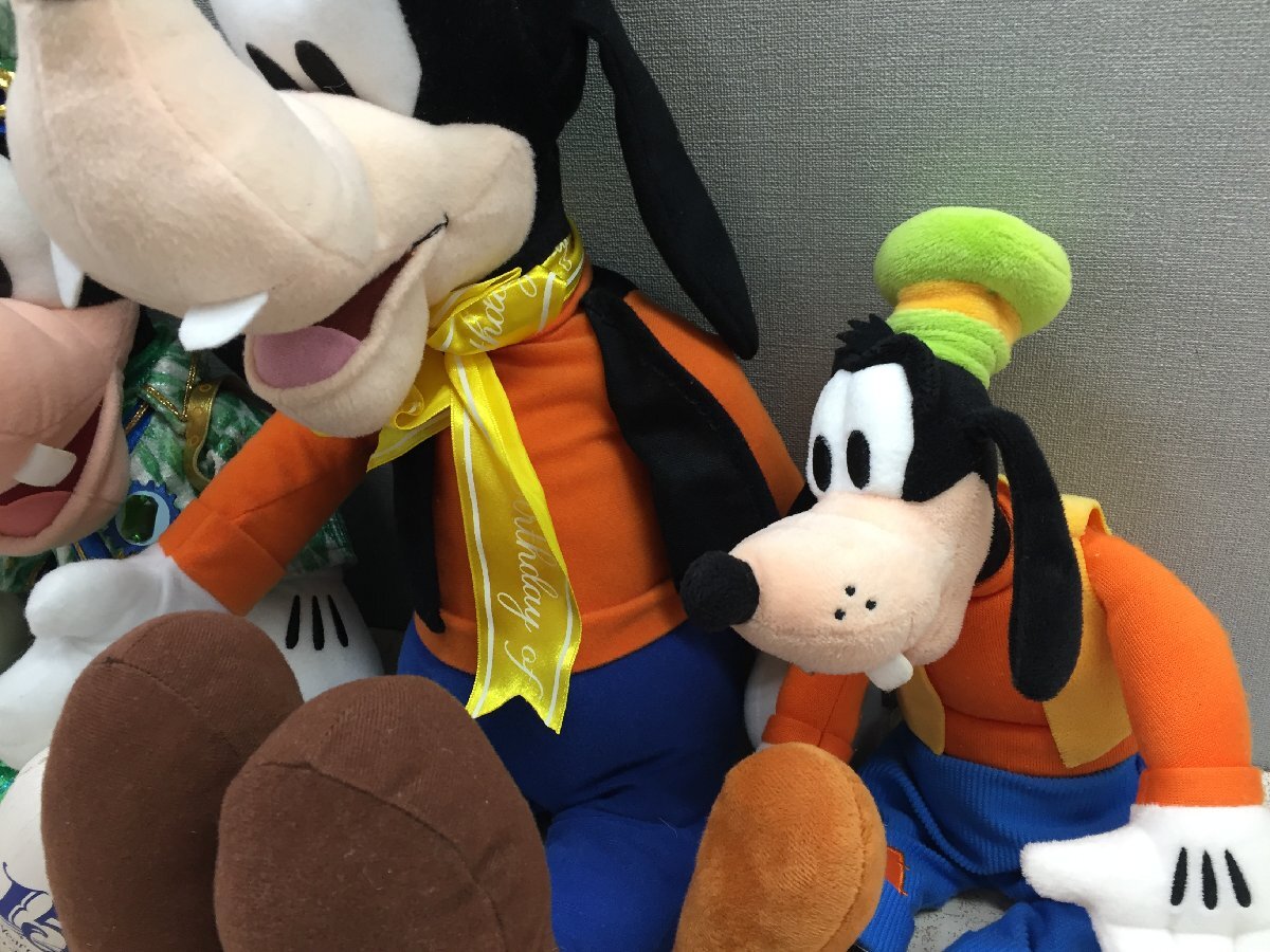 Yahoo!オークション - ディズニー TDRほか グーフィー ぬいぐるみ 3点...
