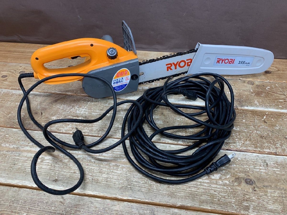 Yahoo!オークション - 【OV-0257】RYOBI リョウビ チェンソー CS-2500 ...