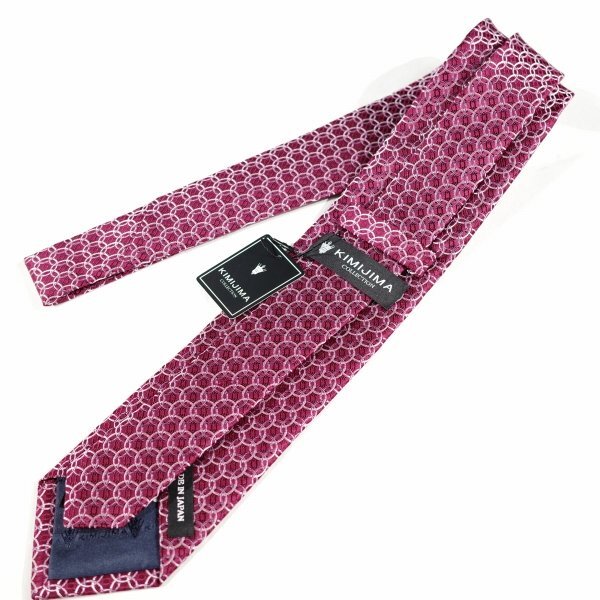 【樂淘letao】日本代購代標第一品牌－新品1円～★定価1.7万 KIMIJIMA COLLECTION 君島 キミジマ コレクション 日本製 シルク絹100％ネクタイ 織柄 正規店本物 9072