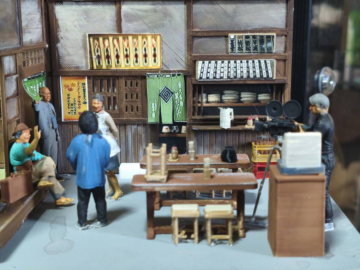【樂淘letao】日本代購代標第一品牌－昭和レトロシリーズ 完全新作 ★箱中ジオラマ 寅さん「男はつらいよ」撮影風景シーン ★ジオラマ工房 信（SHIN）