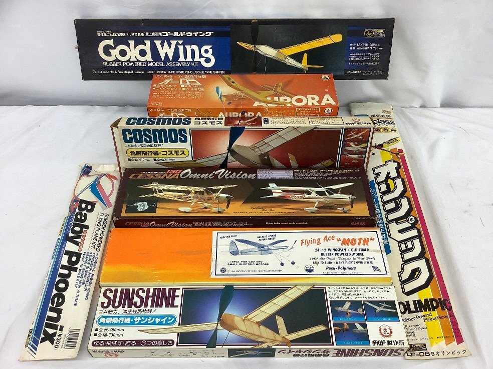 Yahoo!オークション - ゴム動力飛行機キットまとめ/ゴールドウイング他...