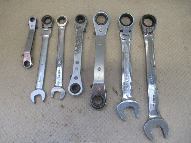 Yahoo!オークション - 中古品 TOP KTCなど ラチェットレンチ ラチェッ...