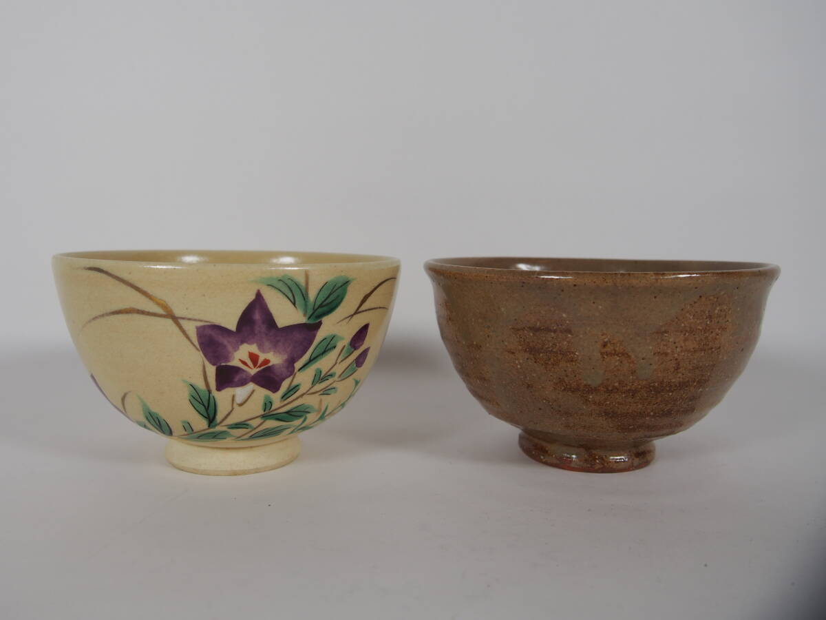 茶箱用 京焼 抹茶茶碗 二点セット 在銘 茶道具 25 1109ー4－2(茶碗)｜売買されたオークション情報、yahooの商品情報をアーカイブ公開 - オークファン（aucfan.com）