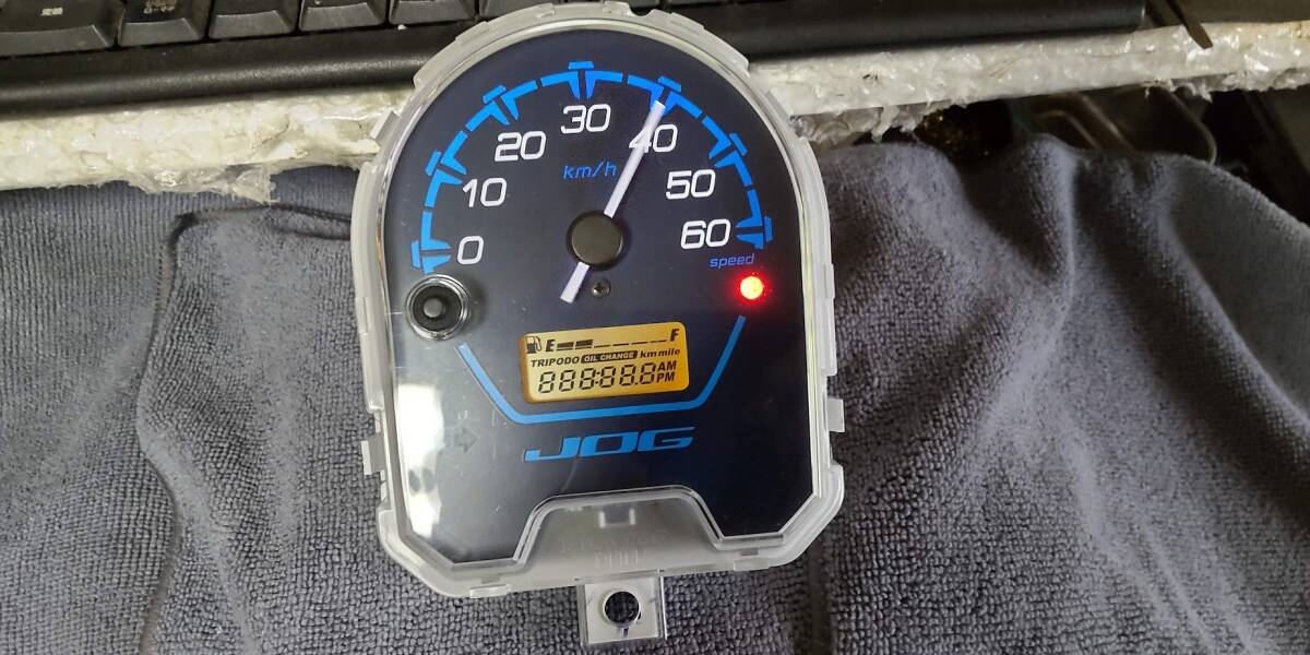 Yahoo!オークション - AY01 JOG スピードメーター 動作確認済み良品 ジ...