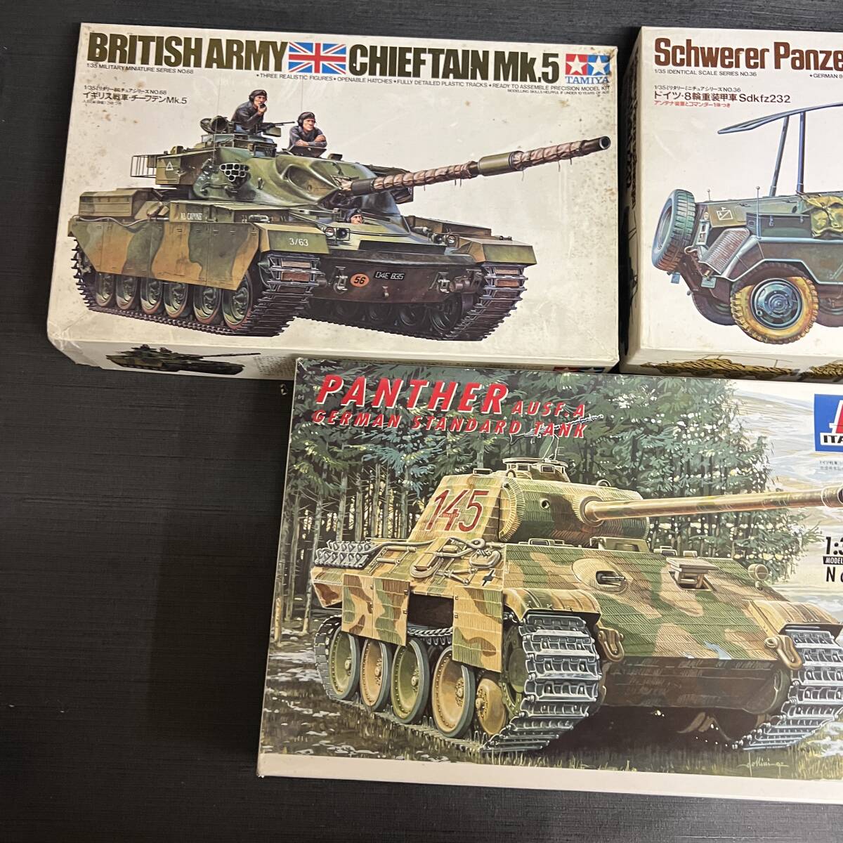 Yahoo!オークション - ジャンク TAMIYA ITALERI 戦車 3点 まとめ CHIE...