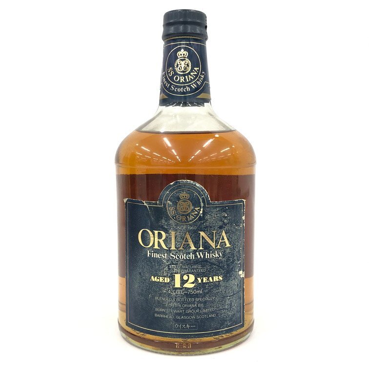 Yahoo!オークション - ORIANA オリアナ スコッチウイスキー 12年 750ml...