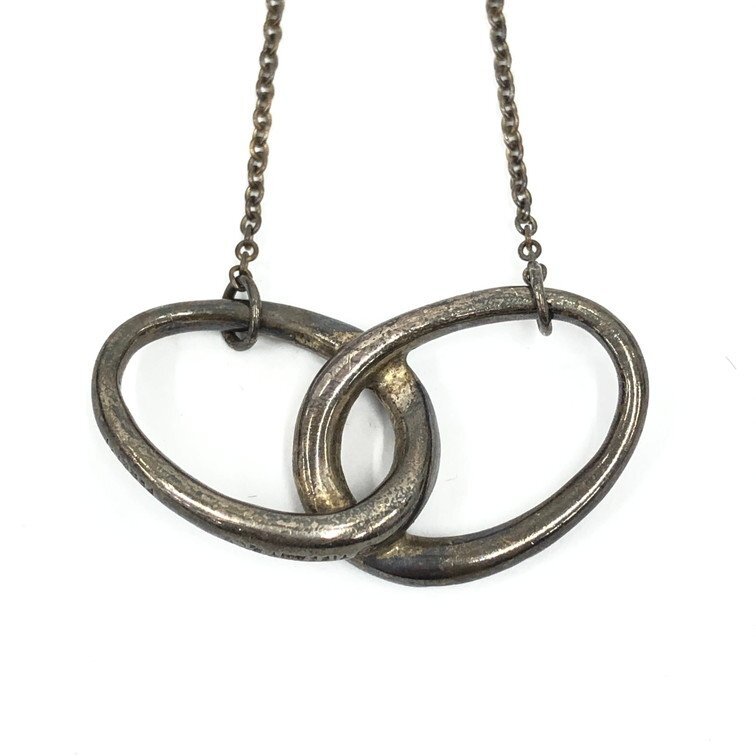 Yahoo!オークション - TIFFANY＆Co. ティファニー ネックレス ダブルル...