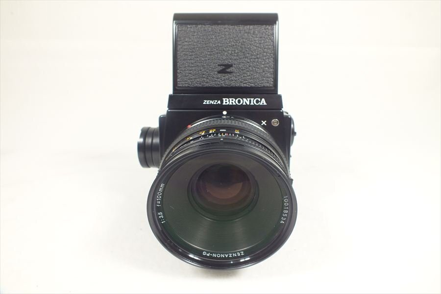 06 ZENZA BRONICA ゼンザブロニカ GS-1 中判カメラ ZENZANON-PG 1:3.5 100mm シャッター切れOK 現状品 251006K2762(ブロニカ)｜売買され ...