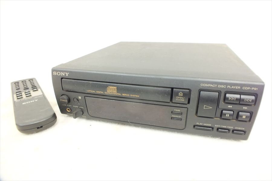 Yahoo!オークション - 【09】SONY ソニー CDP-P91 CDプレーヤ 中古 現...