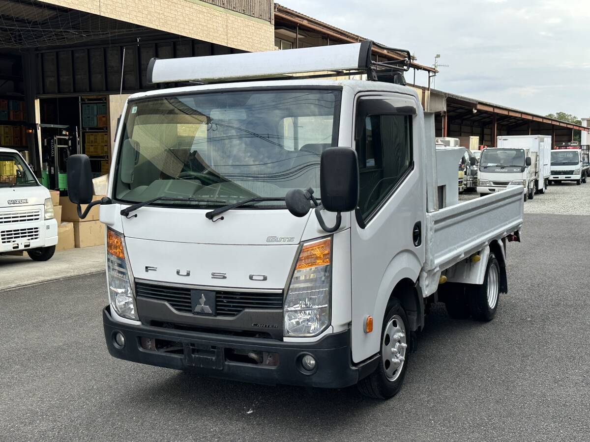 Yahoo!オークション - 動画有 売り切り H28年 三菱 キャンター 平ボデ...