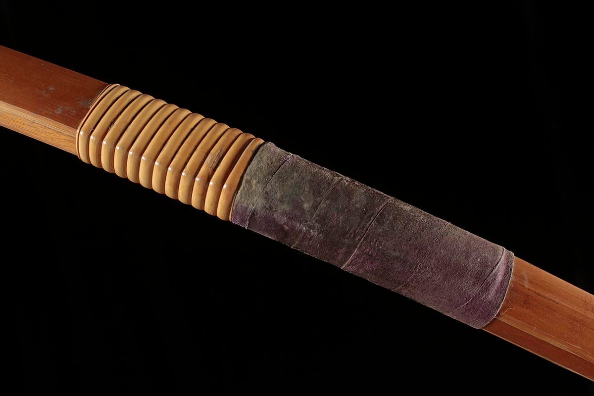 Yahoo!オークション - DT465 時代 古弓具【柴田勘十郎 作】竹製 竹弓・...