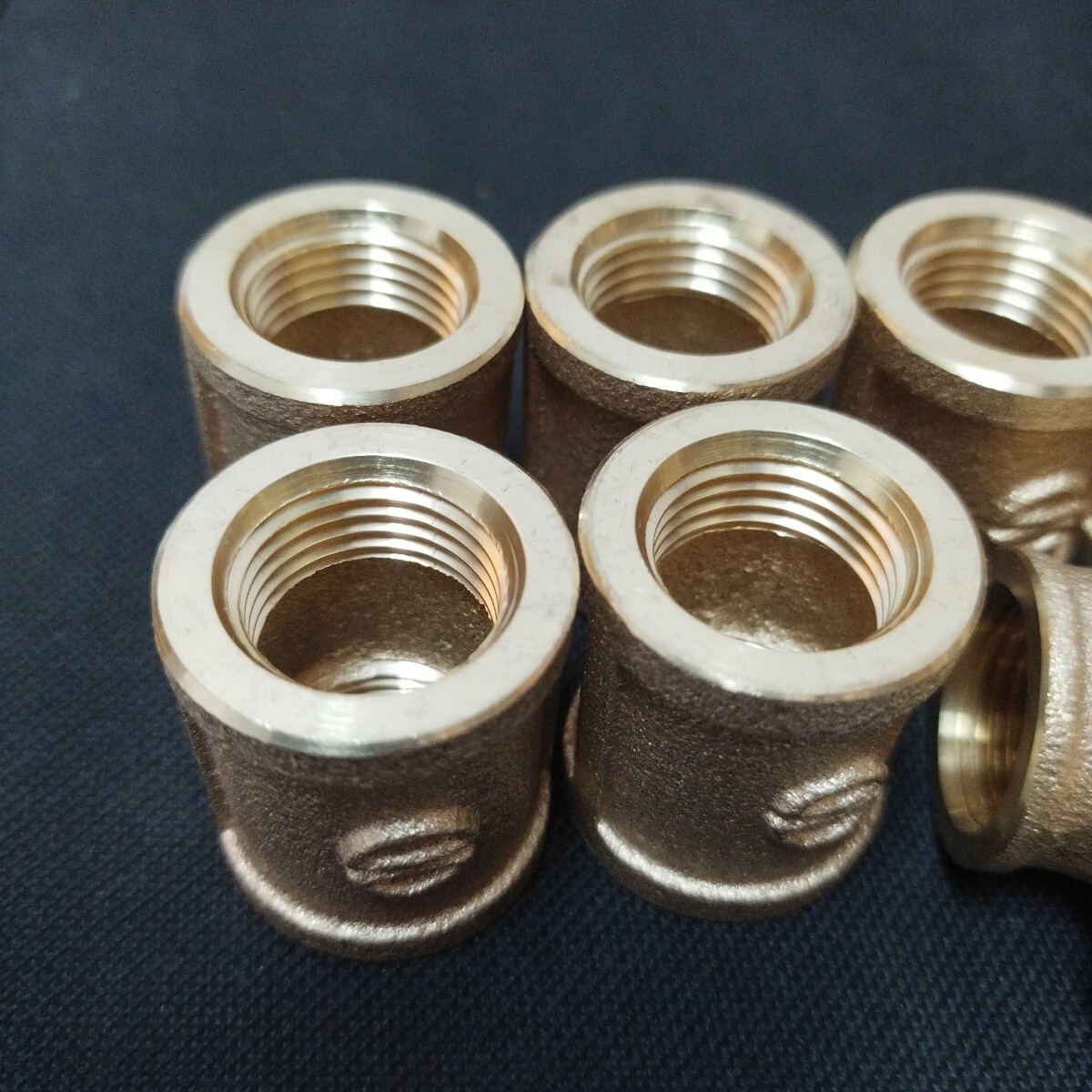 Yahoo!オークション - カクダイKAKUDAI砲金ソケット8個セット【60サイ...