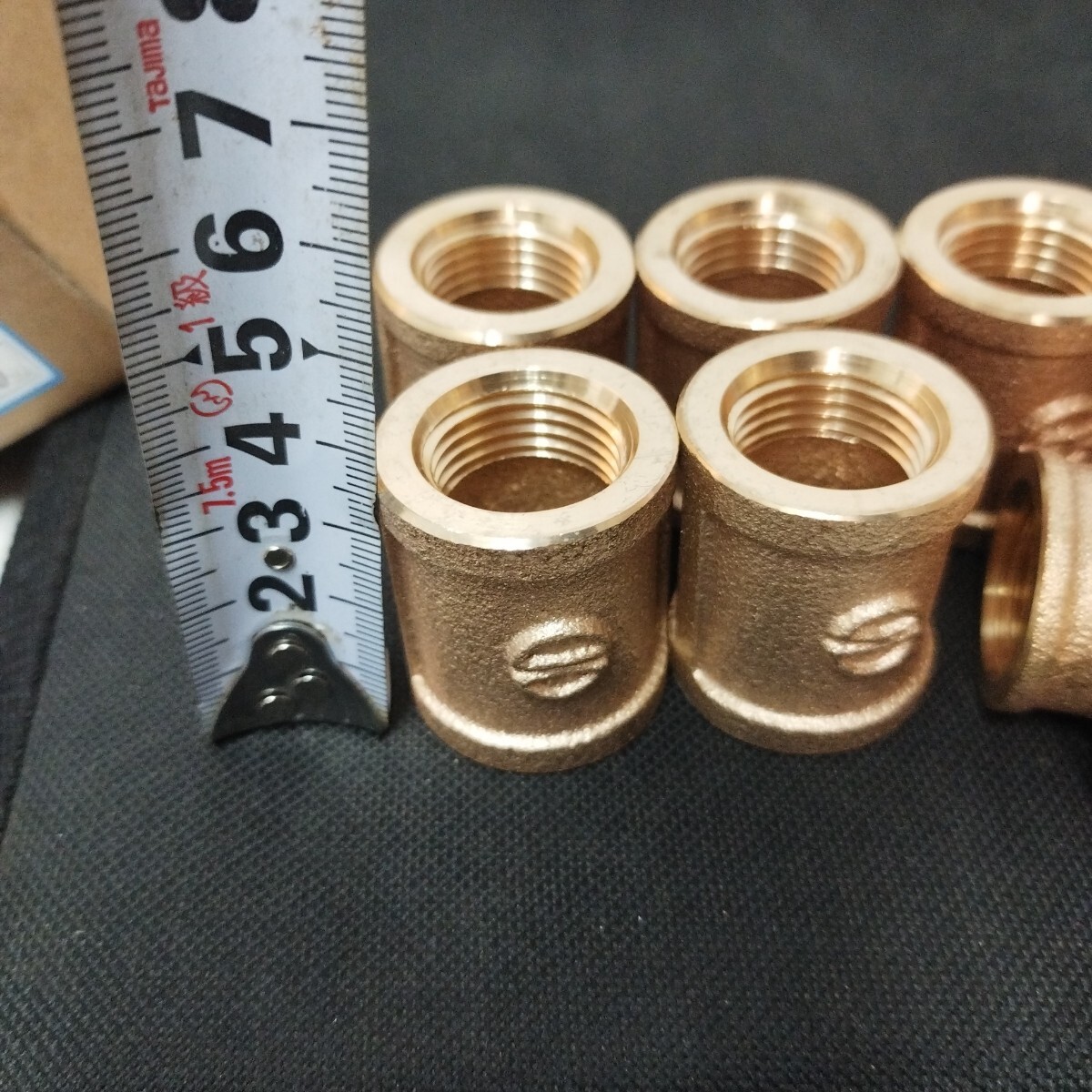 Yahoo!オークション - カクダイKAKUDAI砲金ソケット8個セット【60サイ...