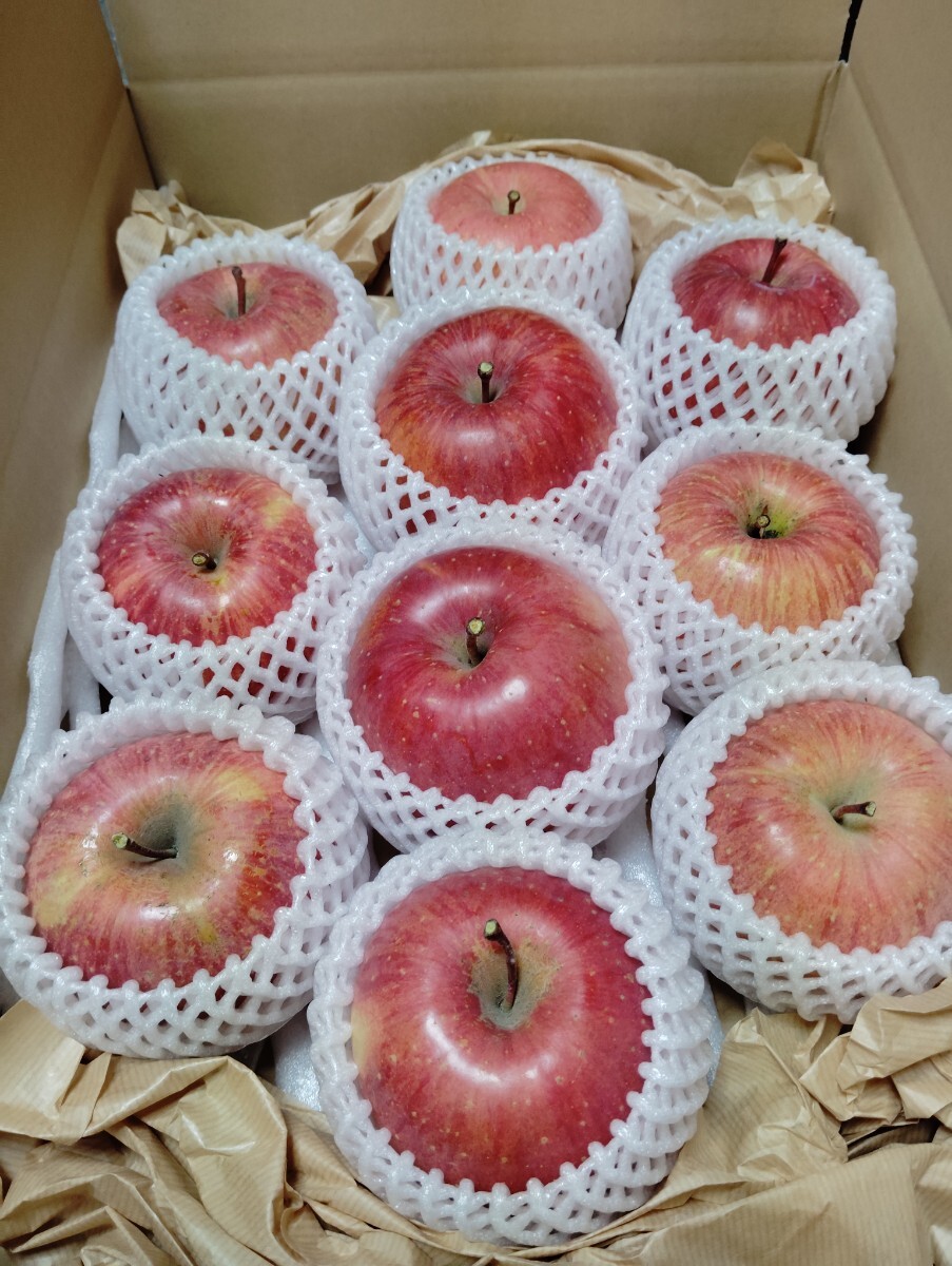 Yahoo!オークション - 信州産リンゴ サンフジ 3kg 贈答用 完熟