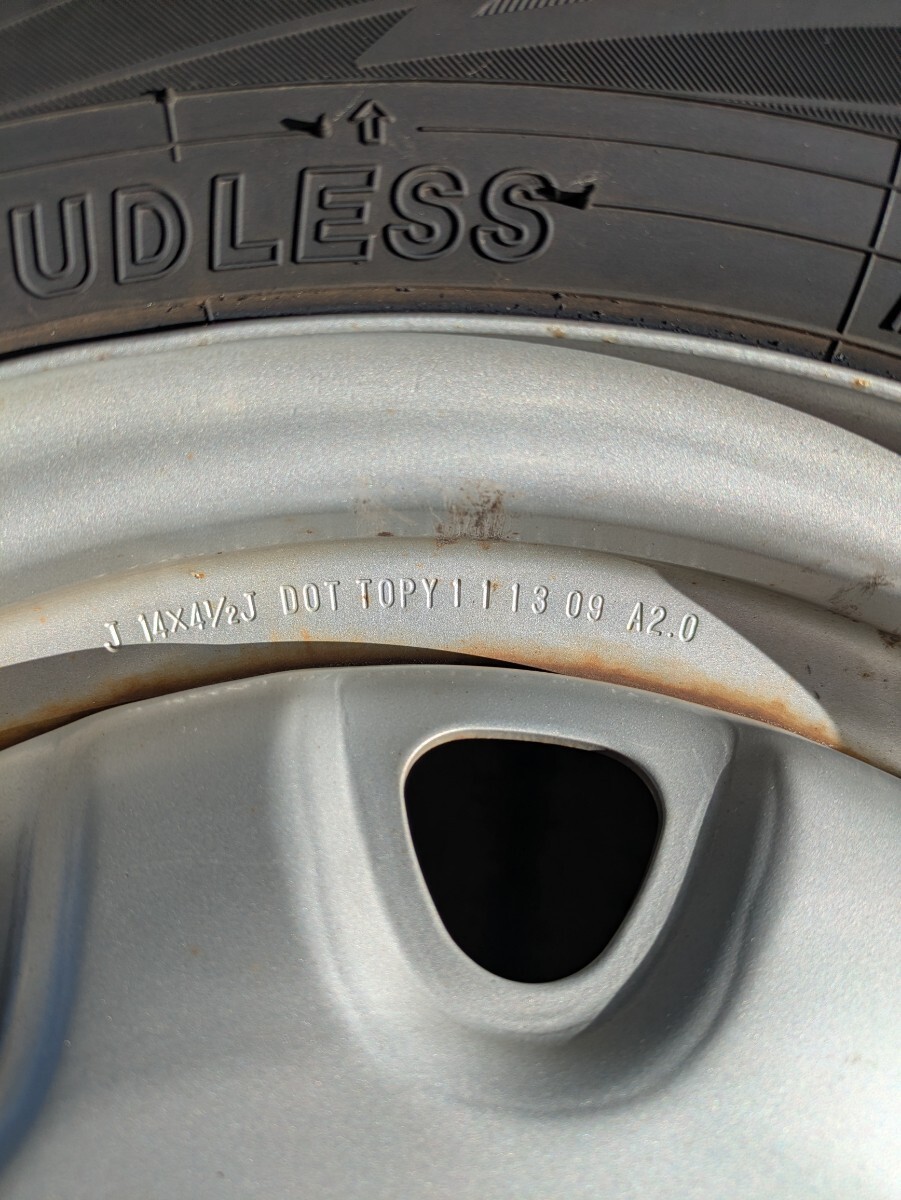 Yahoo!オークション - スタッドレス 165/60-14 ヨコハマ IG70 PCD100 4...