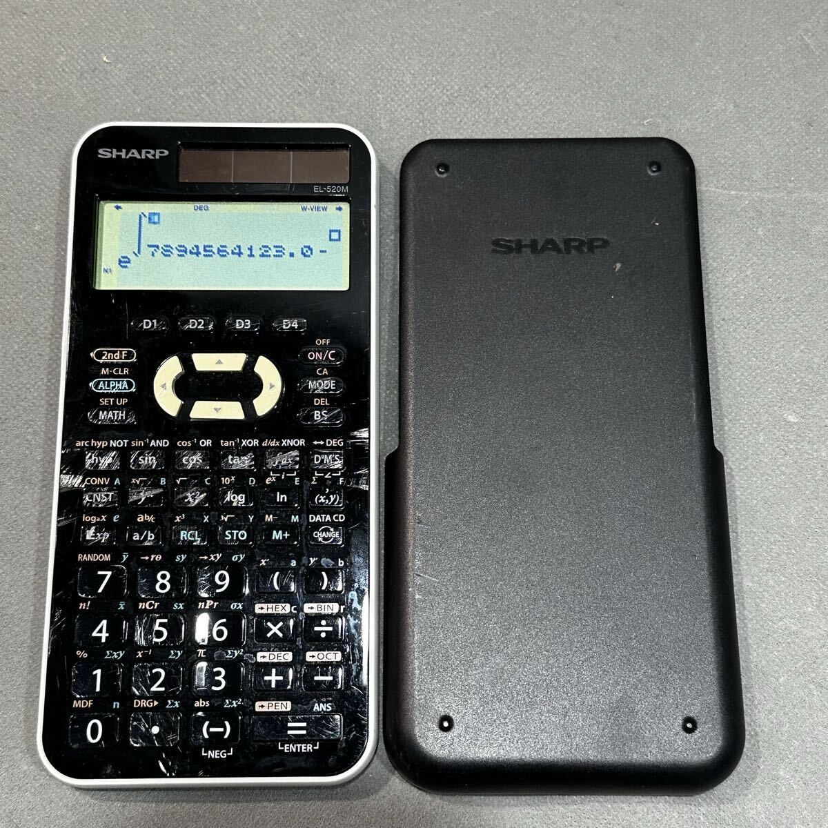 Yahoo!オークション - SHARP EL-520 科学計算 関数電卓 関数機能 式通...